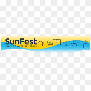 Sunfest Logo - Sunfest, HD Png Download - 2994x632(#4303319) - PngFind
