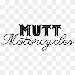 Mutt Std Logo - Mutt Motorcycles Logo, HD Png Download - 1000x358 ...