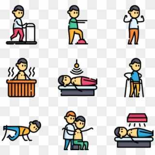 Physiotherapy - Cartoon, HD Png Download - 600x564(#6020193) - PngFind